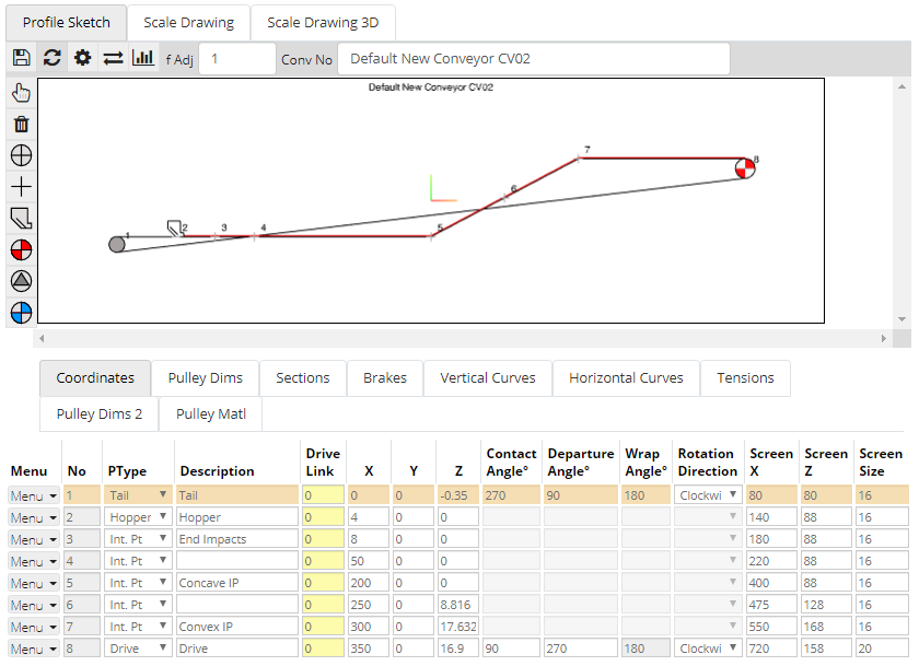 Helix DeltaT Conveyor Design - Help